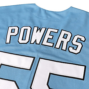 MESOSPERO Mens 55 Kenny Powers Shirt Eastbound and Down Movie Baseball Jersey Stitched (55 Blue, Medium)