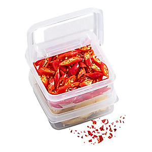 2Pcs Fruit and Vegetable Storage Container Cheese Saver Cheese Container Convenient Sliced Cheese Organizer for Fridge with Flip Lid Food Storage Box