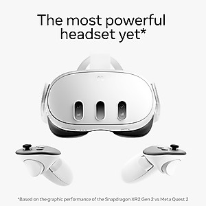 Meta Quest 3 512GB— Breakthrough Mixed Reality — Powerful Performance (Renewed Premium)