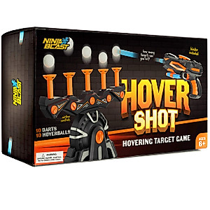 Hover Shot Shooting Toy for Kids - Ball Target Game for Nerf Guns - Cool Birthday Gifts Toys for Boys Age 6+ Year Old Boy Best Teenage Gift Idea - Gun, Targets & Darts - Powered by Plug or Batteries