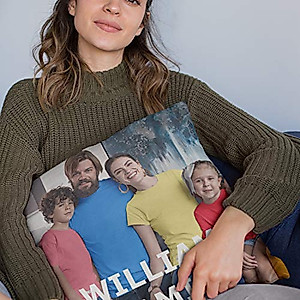 Custom Love, Couple Photo Pillow w Any Picture | 16x16 - Optional Pillow Insert | Personalized Pillow Cover with Your Loved Ones - Custom Gifts w Any Picture, Couple Gifts