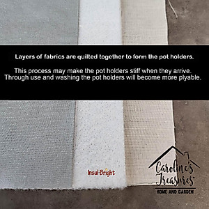 Caroline's Treasures MLM1151PTHD Lots of Ruby Cavalier Spaniel Pair of Pot Holders Kitchen Heat Resistant Pot Holders Sets Oven Hot Pads for Cooking Baking BBQ, 7 1/2 x 7 1/2