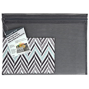 Dritz Omnigear Mesh Project Pouch, 9" by 13"