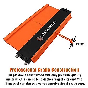Catter Tools COPYCATTER Contour Gauge Tool - Professional Grade - (10" + 5" set) with Metal Lock + Tension Knobs - Instant Shape Tool - Profile Tool - Duplicate odd trim, flooring + more!