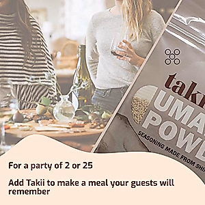 Takii Umami Powder, Made from Shiitake Mushrooms, Add Instant Flavor and Depth to All Your Favorite Dishes (1 Pack - 3.5 Ounce Pouch)