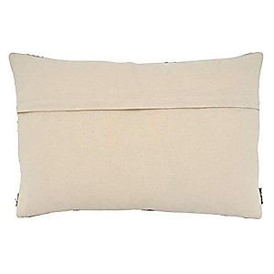 Printed and Tufted Modern Poly Filled Throw Pillow