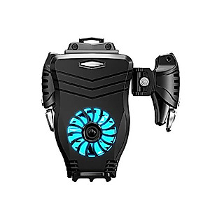 BBSJ Niversal Mobile Phone Game Cooler System Cooling Fan Gamepad Stand Radiator Gaming Controller Joystick Accessory for Smart Phone
