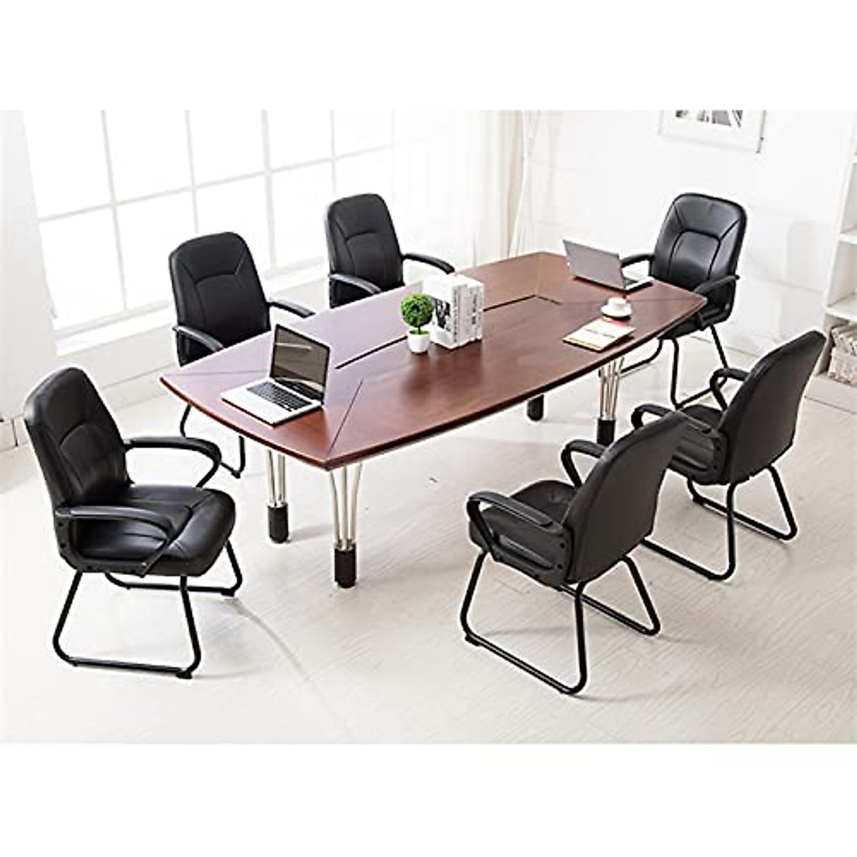 Mlaea Executive Computer Desk Chair, Comfortable Home Office Chair with Backrest, Classroom Dormitory Hotel Chair, 48 * 48 * 99CM(Color:#2)