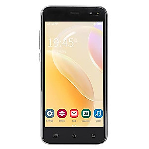 Unlocked Smartphones, Android Smart Phone HD Full Screen Phone, Dual SIM Unlocked Cell Phone, 5.0-inch Touch Screen Mobile Cell Phone, 2200mAh Battery, 512MB+4G RAM (White)