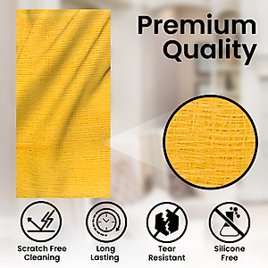 VEZAAM Tack Cloths - 6 Pcs, Remove Dust, Sanding Particles, Clean & Polish, Ideal for Woodworking & Painting, 18x36 (6)