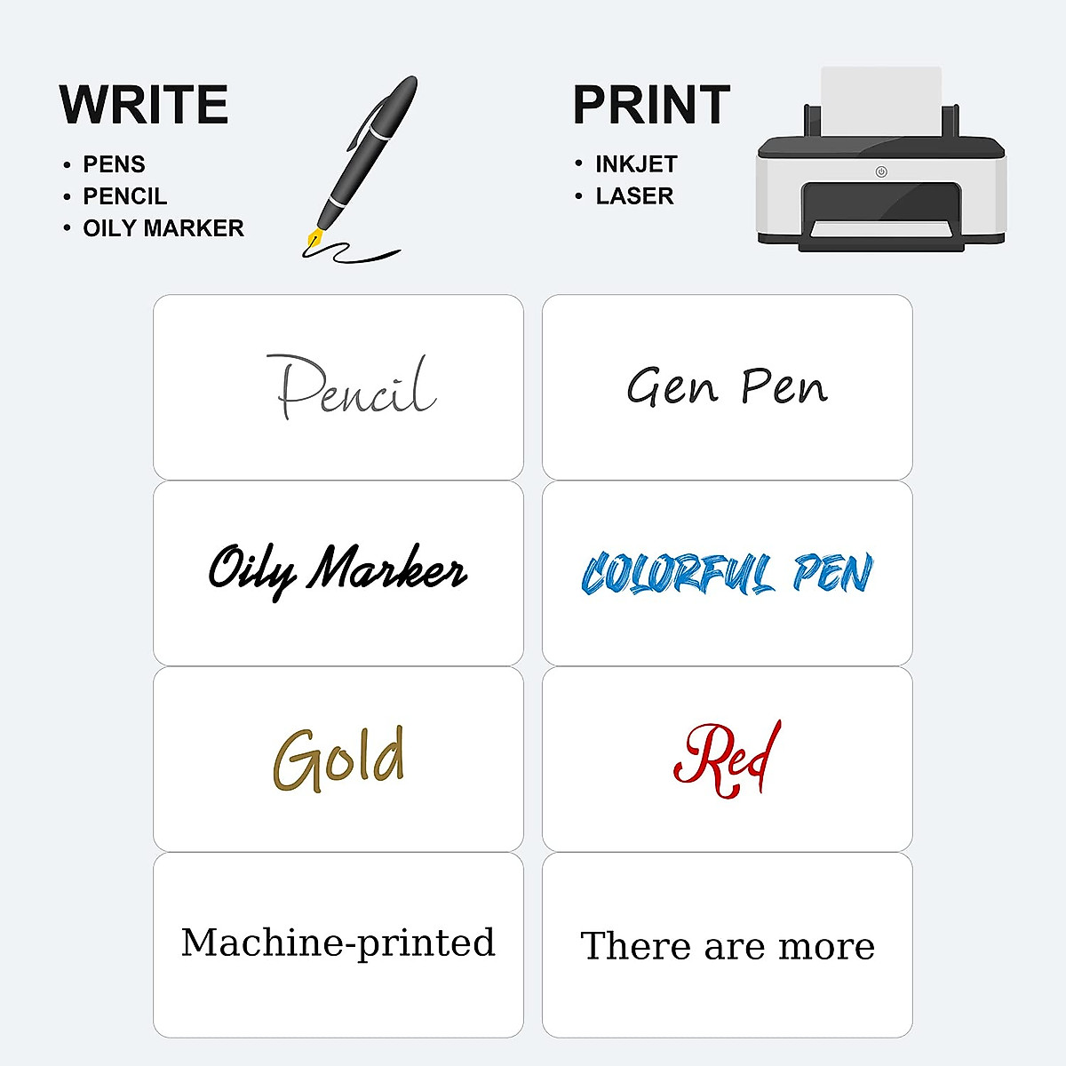 Methdic Shipping Labels 2"×4" 300 Labels Sticker Paper for Laser/Ink Jet Printer Mailing Labels 8.5"*11" White 10 per Sheet