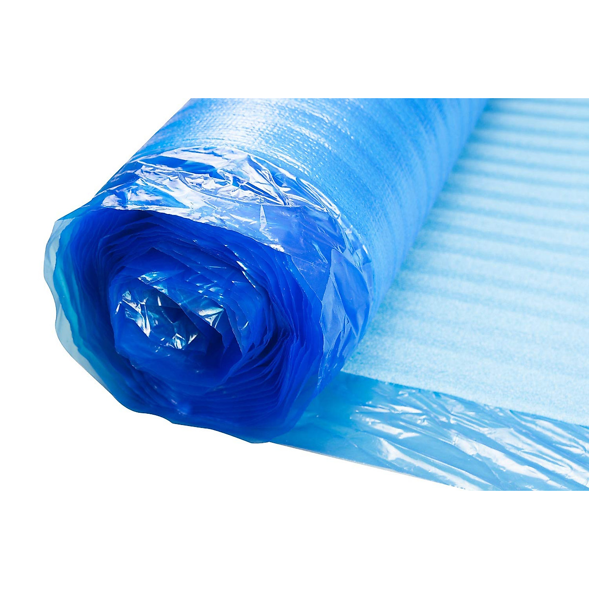 3in1 Vapor Barrier Flooring Underlayment w/Overlap and pre-Attached Tape Strip - Bestlaminate- 2mm - 100sq.ft roll