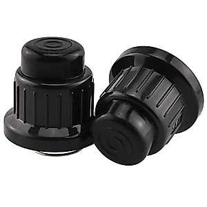 E-outstanding AA Push Button Igniter Switch 2PCS Black Universal Gas fire Pit AA Battery Pulse igniter Push Button Switch Replacement Cap