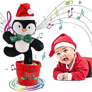 Emoin Dancing Cactus Baby Toys 6 to 12 Months, Singing Dancing Christmas Toys for Baby Boys Girls Musical Christmas Stuffed Animals Christmas Decorations Indoor Kids
