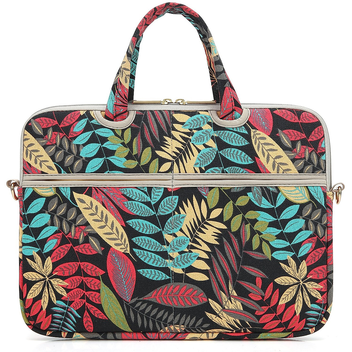 kayond Forest series Black Patten water-resistant Laptop Shoulder Messenger Bag Case Sleeve for 12 Inch 13 Inch Laptop