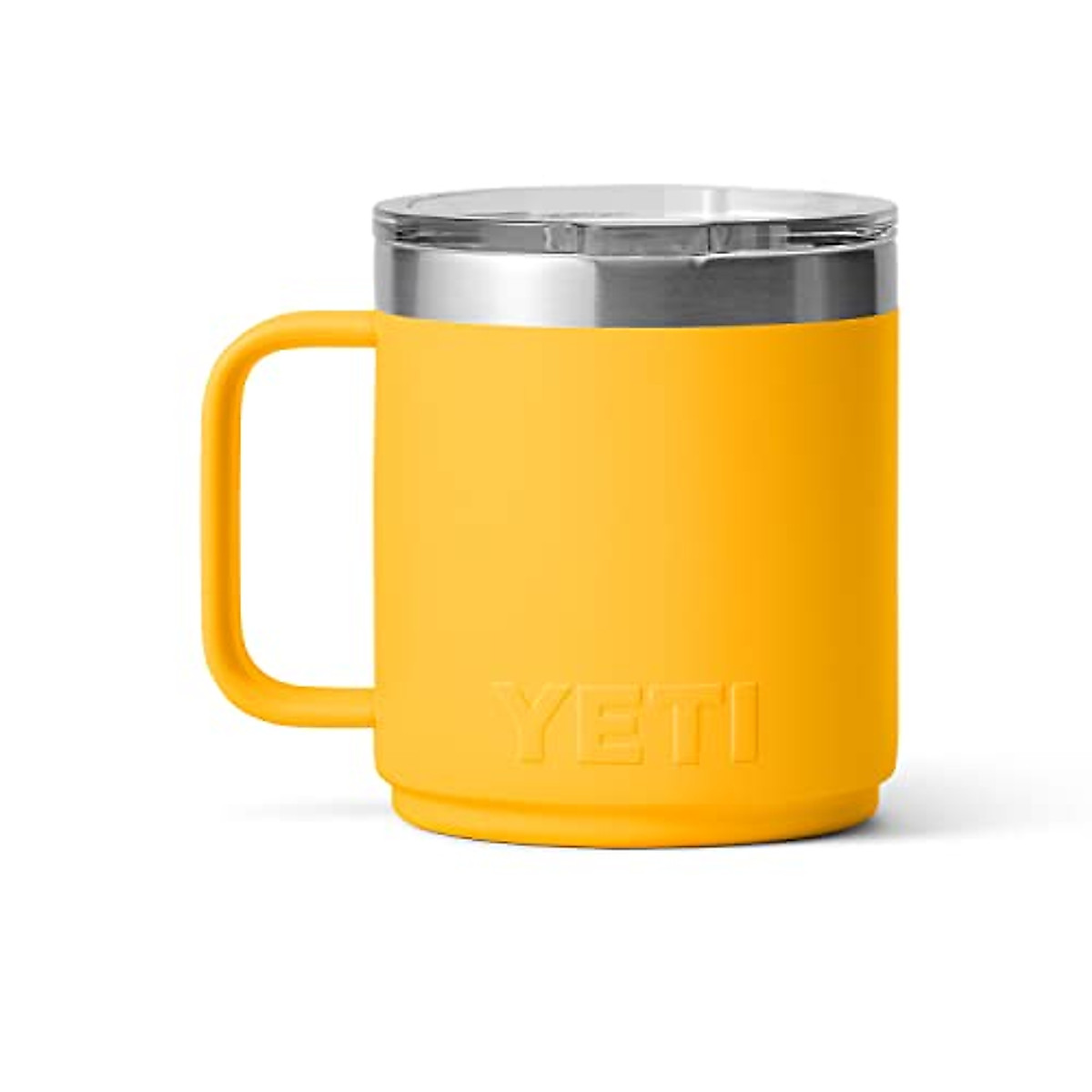 YETI Rambler 10 oz Stackable Mug, Vacuum Insulated, Stainless Steel with MagSlider Lid, Alpine Yellow