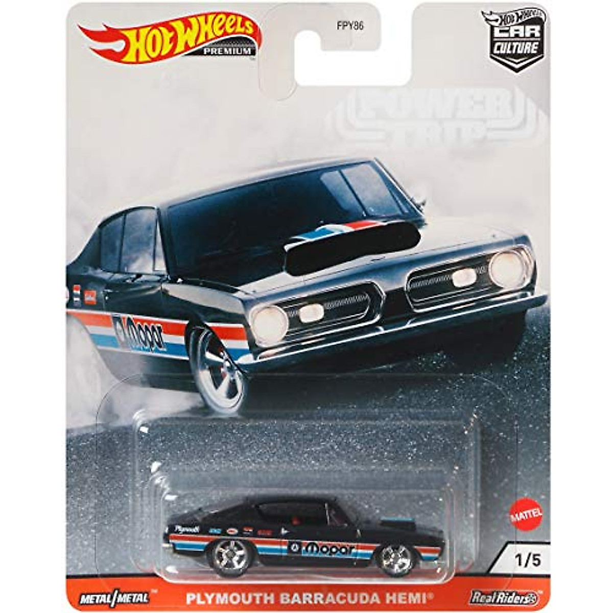 Hot Wheels '68 Hemi Barracuda Vehicle Premium Collection of Car Culture Favorites