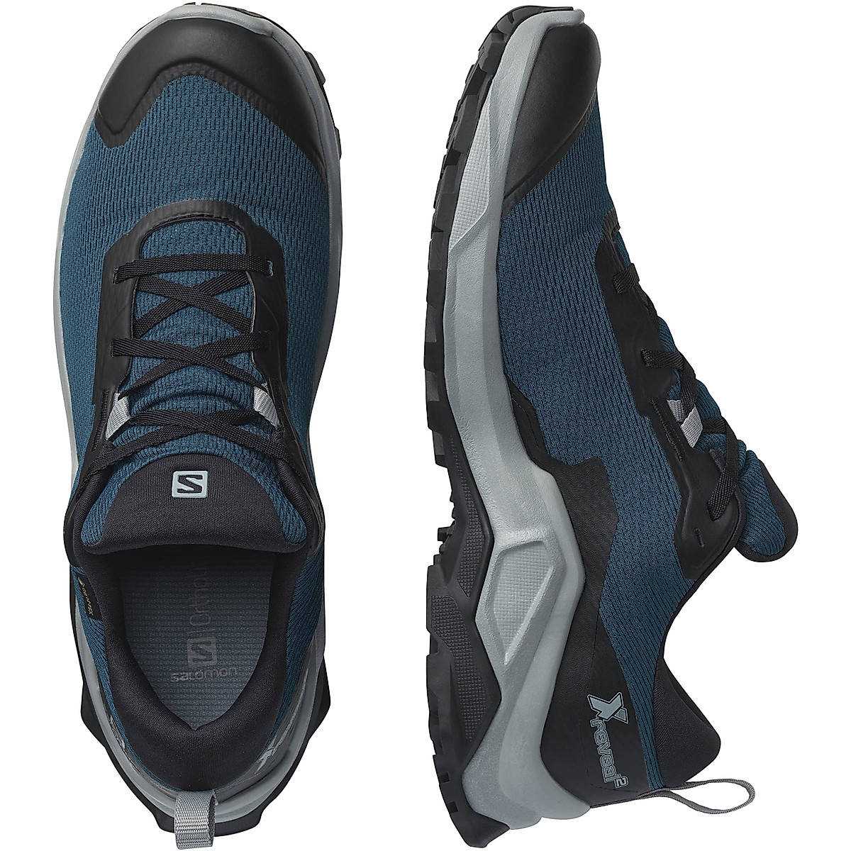 Salomon Men's X Reveal 2 GTX Climbing Shoe, Legion Blue/Black/Quarry, 11