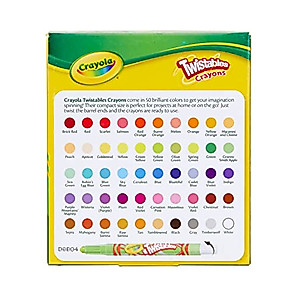 Crayola Mini Twistables Crayons Coloring Kit (50 Count), Toddler Crayons, Coloring Supplies, Gifts for Kids Ages 3+