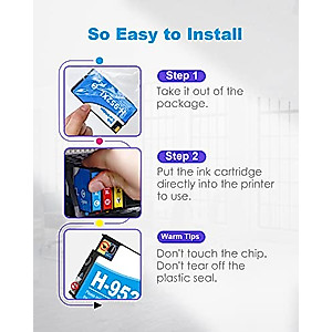 KALOKING Remanufactured Ink Cartridges Replacement for HP 952XL 952 XL for HP OfficeJet 8710 8720 7740 8715 8740 8210 Printer (1 Black, 1 Cyan, 1 Magenta, 1 Yellow, 4Pack)