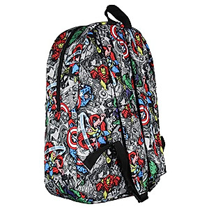 Marvel Avengers Thor Iron Man Captain America Hulk Laptop School Backpack