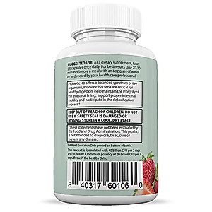 (2 Pack) Prodentim Max 40 Billion CFU Oral Probiotic Supports Strong Healthy Gums Teeth Bad Breath 120 Capsules