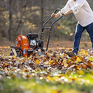 SuperHandy Leaf Blower Wheeled Walk Behind Jet Sweep Manual Propelled Power Wind Force of 200 MPH 2000 CFM at 3600RPM can Aid in Fire Prevention