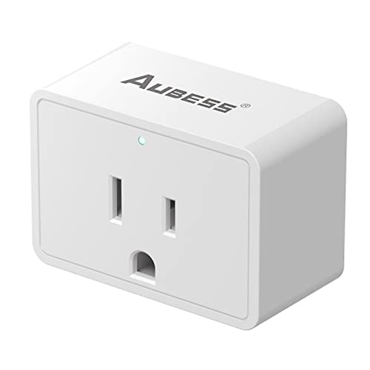 Aubess Smart Plugs with Energy Monitoring, 15Amp Smart Plugs That Compatible with Alexa & Google Assistant, Smart Home Wi-Fi Outlet with 7 Days Programmable Timer