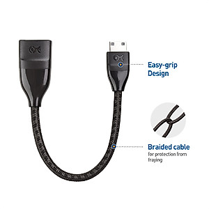 Cable Matters 2-Pack 8K@60Hz / 4K@240Hz Mini HDMI to HDMI Adapter (Mini HDMI Adapter) in Black, 6 Inches with HDR Support for Raspberry Pi Zero and More