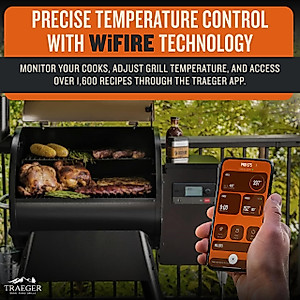 Traeger Grills Pro Series 575 Wood Pellet Grill and Smoker with Wifi, App-Enabled, Bronze