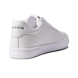 COACH Lowline Leather Low Top Optic White 9 D (M)