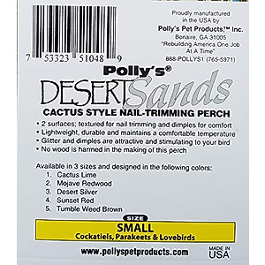 Polly's Desert Sands Bird Perch, Small