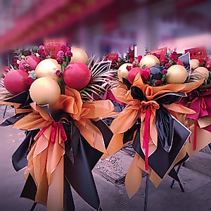 20 Sheets Pure color gold edge Flower Wrapping Paper,Florist Bouquet Supplies,DIY Crafts,Gift Packaging or Gift Box Packaging, Wraps Waterproof Floral Wrapping Paper 22.8x22.8Inch (Dark night black)