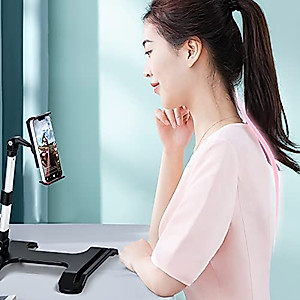 SUGERLEE Cell Phone Stand, Angle Height Adjustable Phone Holder for Daily use, Desktop Cell Phone Stand Holder Compatible with All Mobile Phone、Tablets、ipad