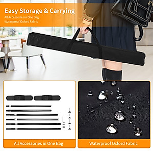 FUDESY 10x8 ft Backdrop Banner Stand, Heavy Duty Adjustable Background Stand Kit with Carrying Bag, Step and Repeat Photography Frame Stand for Trade Show Display Photo Booth Parties