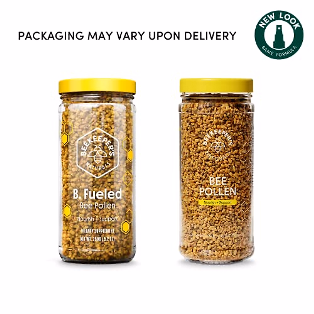 Beekeeper's Naturals - 100% Raw Bee Pollen Granules, Natural Preserved Enzymes, Source of Vitamin B, Minerals, Amino Acids & Protein - Paleo & Keto Friendly, Gluten Free (5.2 oz)