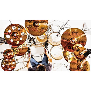 Meinl 16" Powerful Crash Cymbal - Classics Custom Brilliant - Made in Germany, 2-YEAR WARRANTY (CC16PC-B)