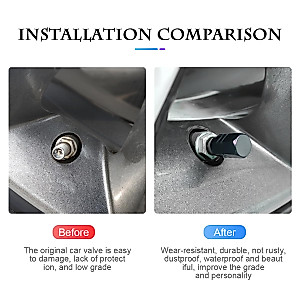 Fekey&JF 16 PCS Car Tire Valve Stem Caps, Waterproof Airtight Car Wheel Tire Valve Stem Covers Universal for Cars, Bicycles, Trucks, Motorcycles, Car Accessories for Men Women (Gray)