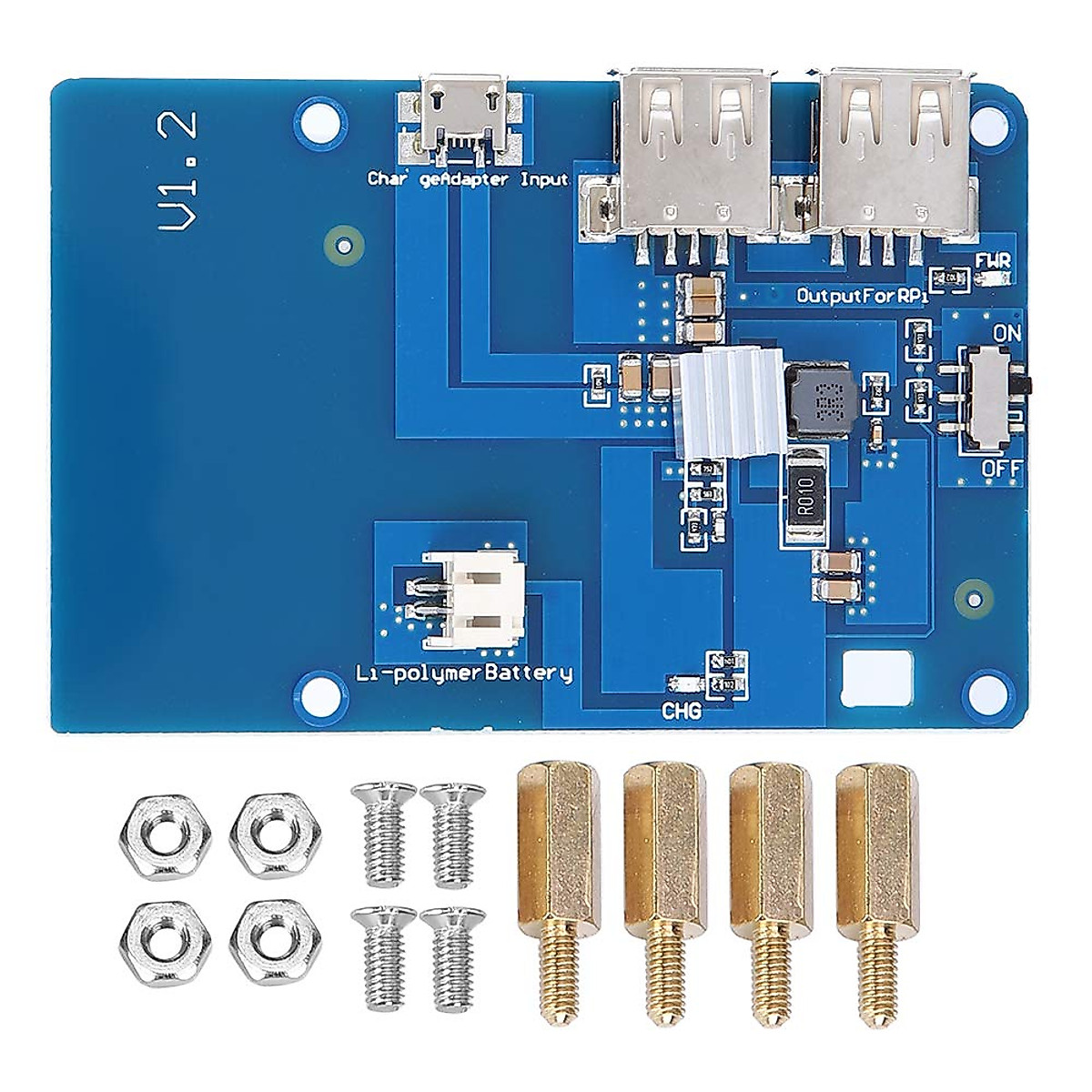 Lipo Battery Expansion Board, 3 Power Pack Expansion Board with Independent Field Power Supply and USB Output