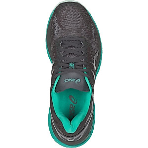 ASICS Women's Womens Gel-Nimbus 19 LITE-Show Athletic Shoe, Dark Grey/Black/Reflective, 6 Medium US