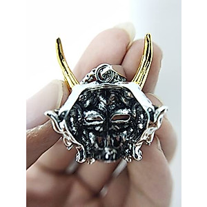 Ghost samurai.Mask pendant