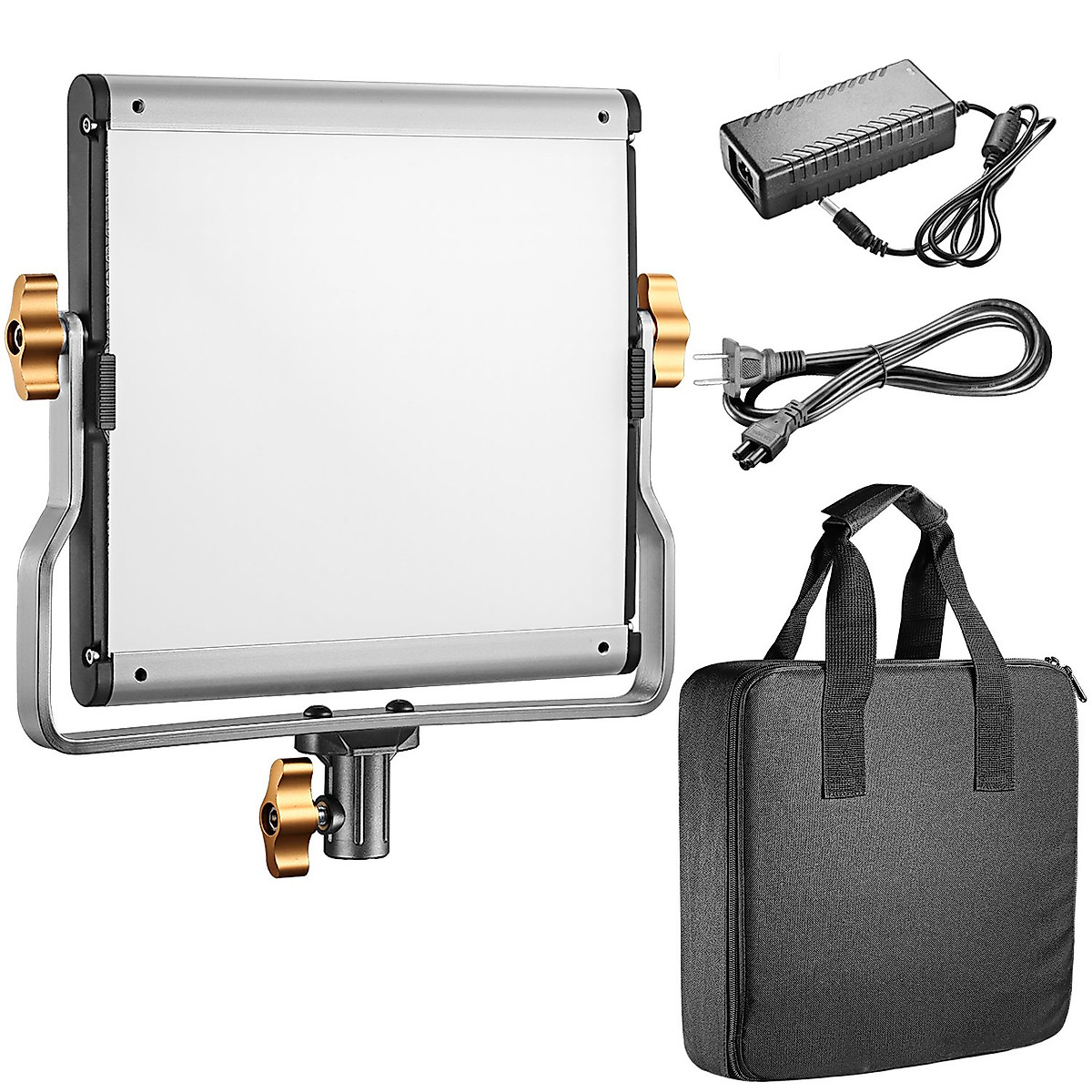 Neewer 2 Packs Dimmable Bi-Color 480 LED with U Bracket Professional Video Light for Studio, YouTube Outdoor Video Photography Lighting Kit, Durable Metal Frame,3200-5600K, CRI 96