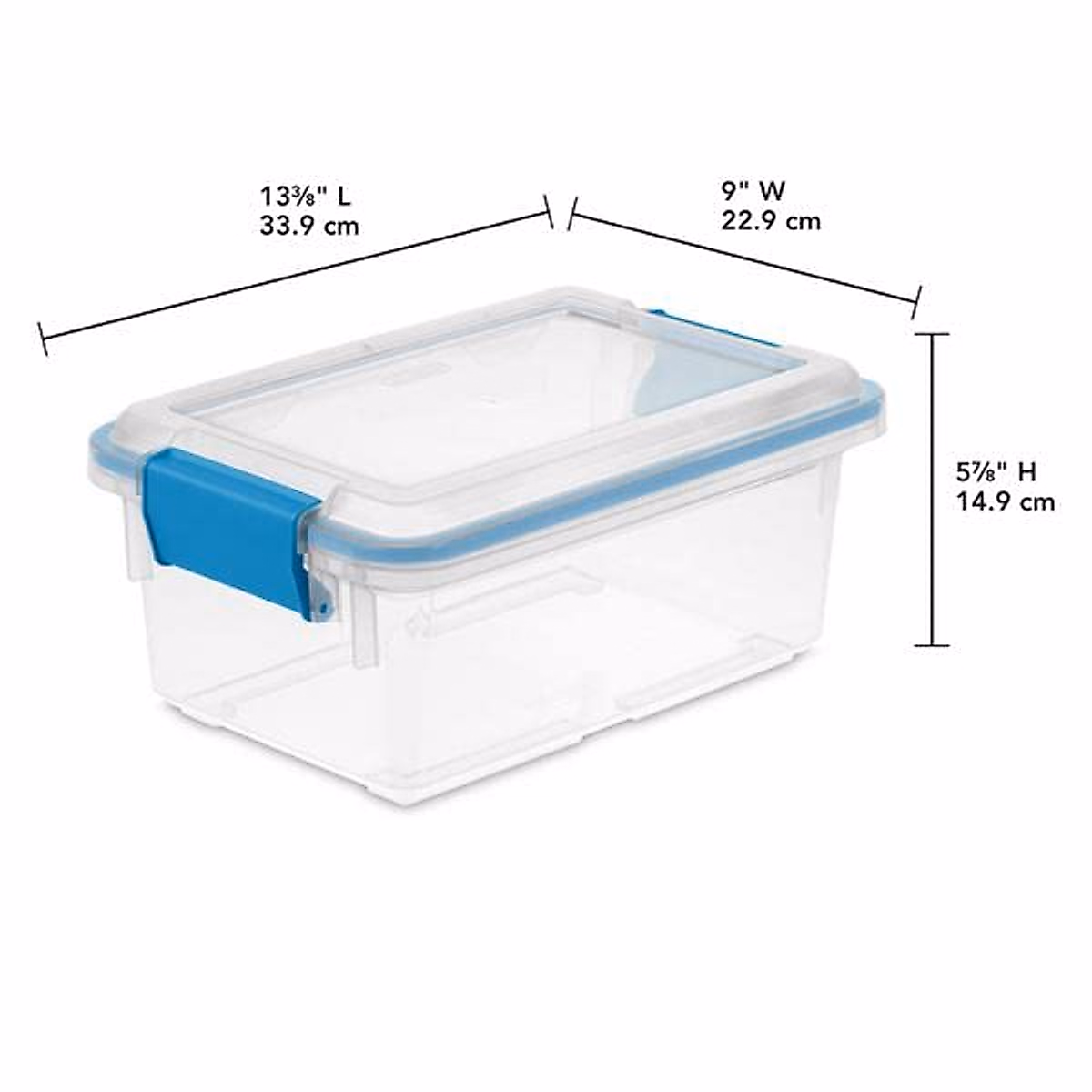 Tribello Plastic Storage Bins With Lids Storage Containers Features