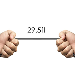 4 Pin Dash Cam Cable,29.5 Ft 4 Pin to 2.5mm Male Back Up Camera Cable,Dash Cam Reverse Camera Mirror Camera Cable with Trigger Cable,Fit for Pickup Truck Trailer SUV RV