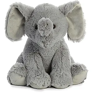Aurora® Cuddly Elephant Stuffed Animal - Cozy Comfort - Endless Snuggles - Gray 14 Inches