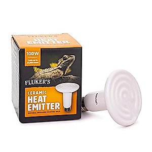 Fluker's Ceramic Heat Emitter for Reptiles Black, 100 Watts