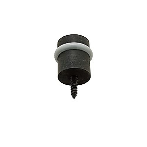 Baldwin Hardware 4505.102 Contemporary Floor Bumper Door Stop
