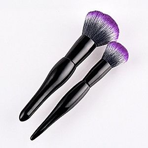Womens Makeup Brushes 2Pcs Pro Makeup Brushes Set Foundation Powder Eyeshadow Eyeliner Lip Brush Tool Eye Shadow Applicator Double Sided