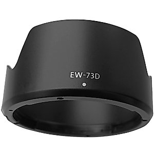 EW-73D Lens Hood Shade for Canon EOS RP for RF 24-105mm F4-7.1 is STM,EF-S 18-135mm f/3.5-5.6 is USM(Not for is or is STM),HUIPUXIANG 67mm Lens Hood