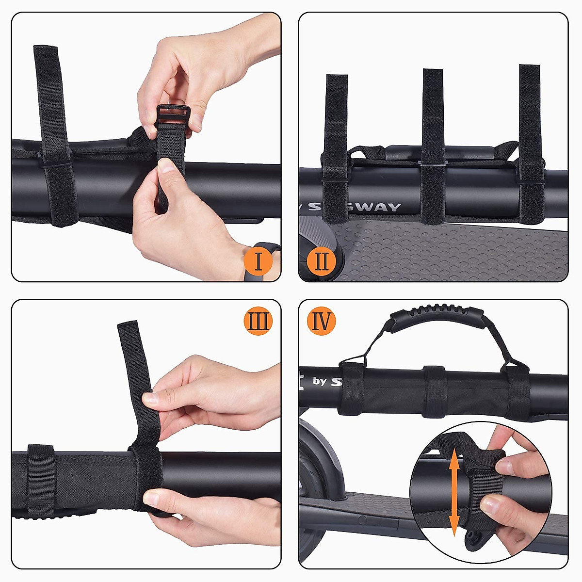 Epessa Shoulder Strap & Hand Carrying Handle Strap Compatible with Segway ES1/ES2/ES3/MAX Mijia M365/M365 Pro